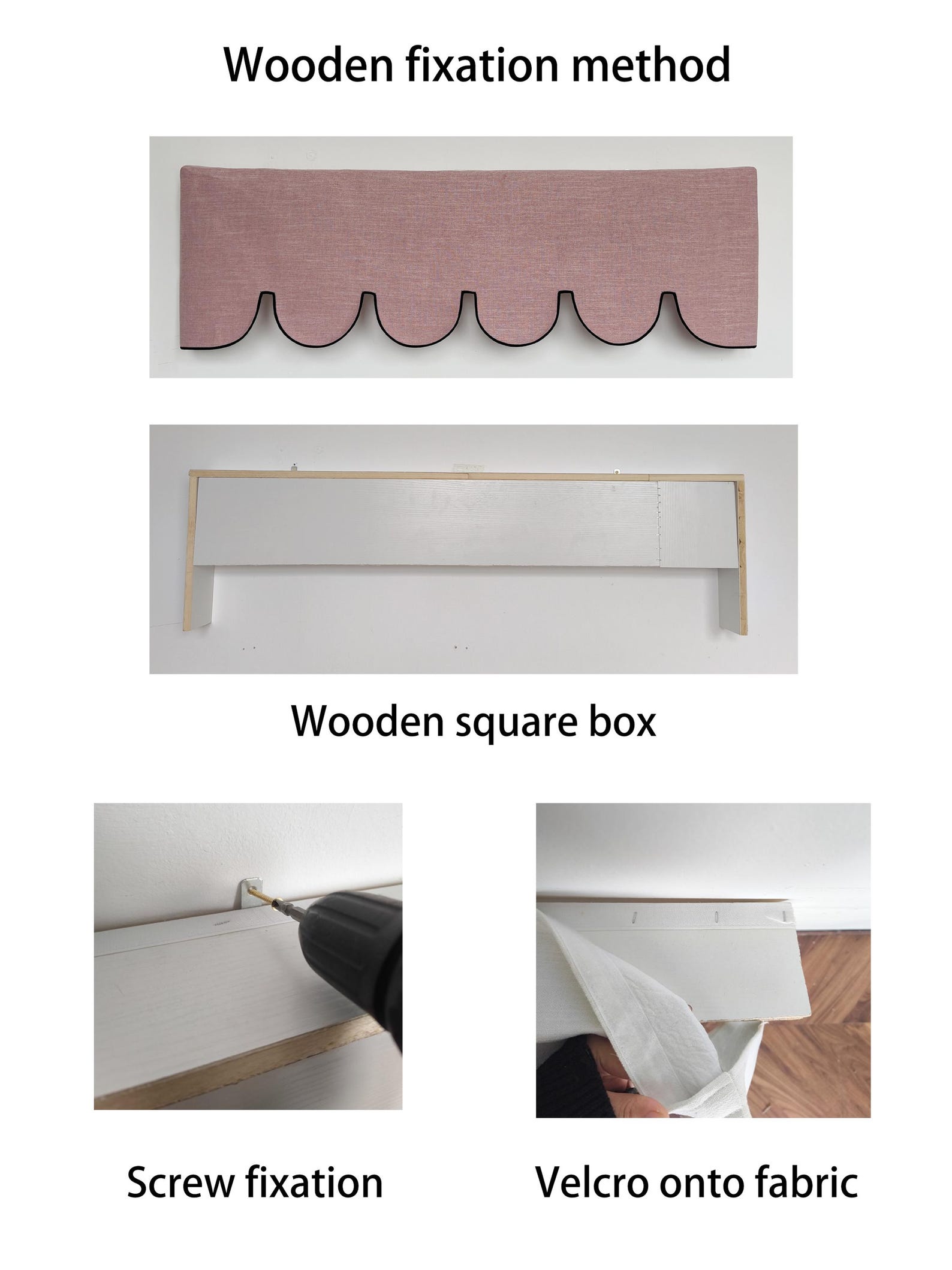 Beige Curtain Stopper With Trim, Curtain Stopper, Curtain Trim, Custom ...