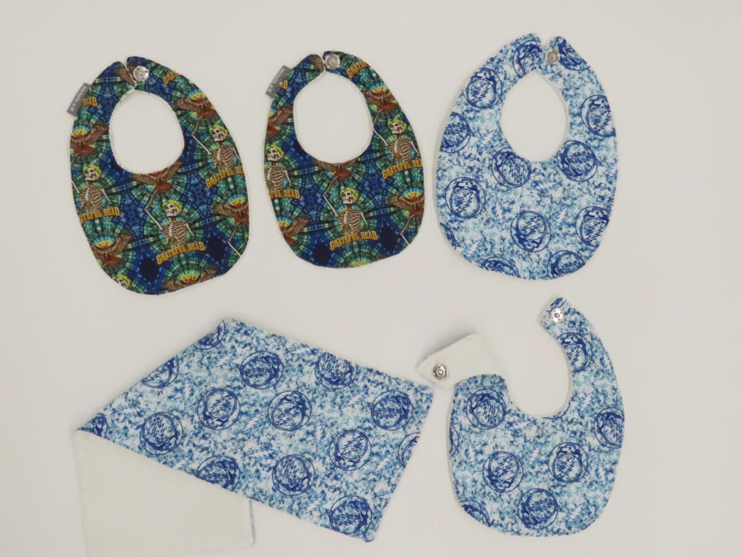 Grateful Dead Mix and Match Baby Bib and Burp Cloths - Etsy