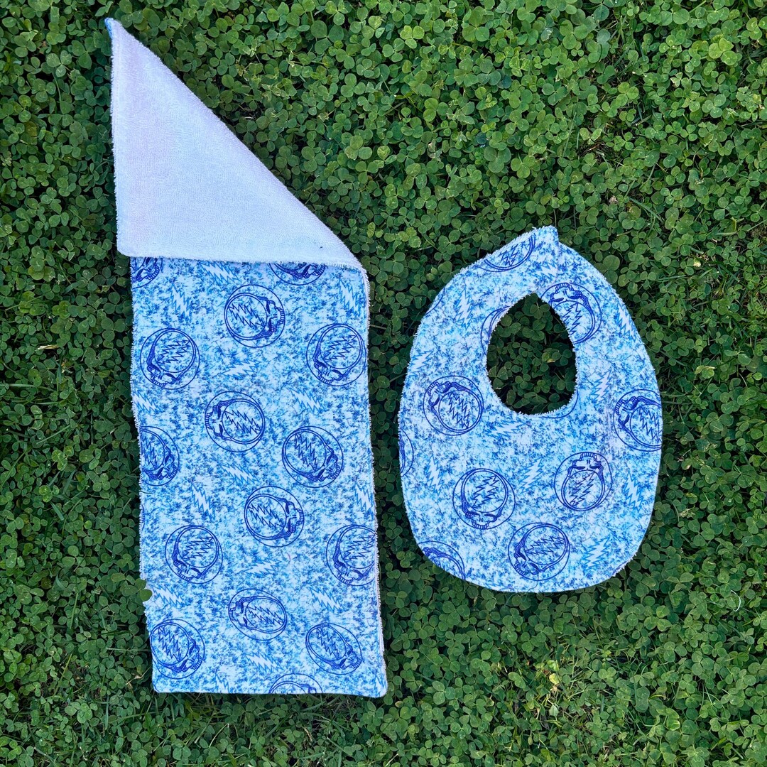 Mix and Match Grateful Dead Baby Bib and Burp Cloths - Etsy