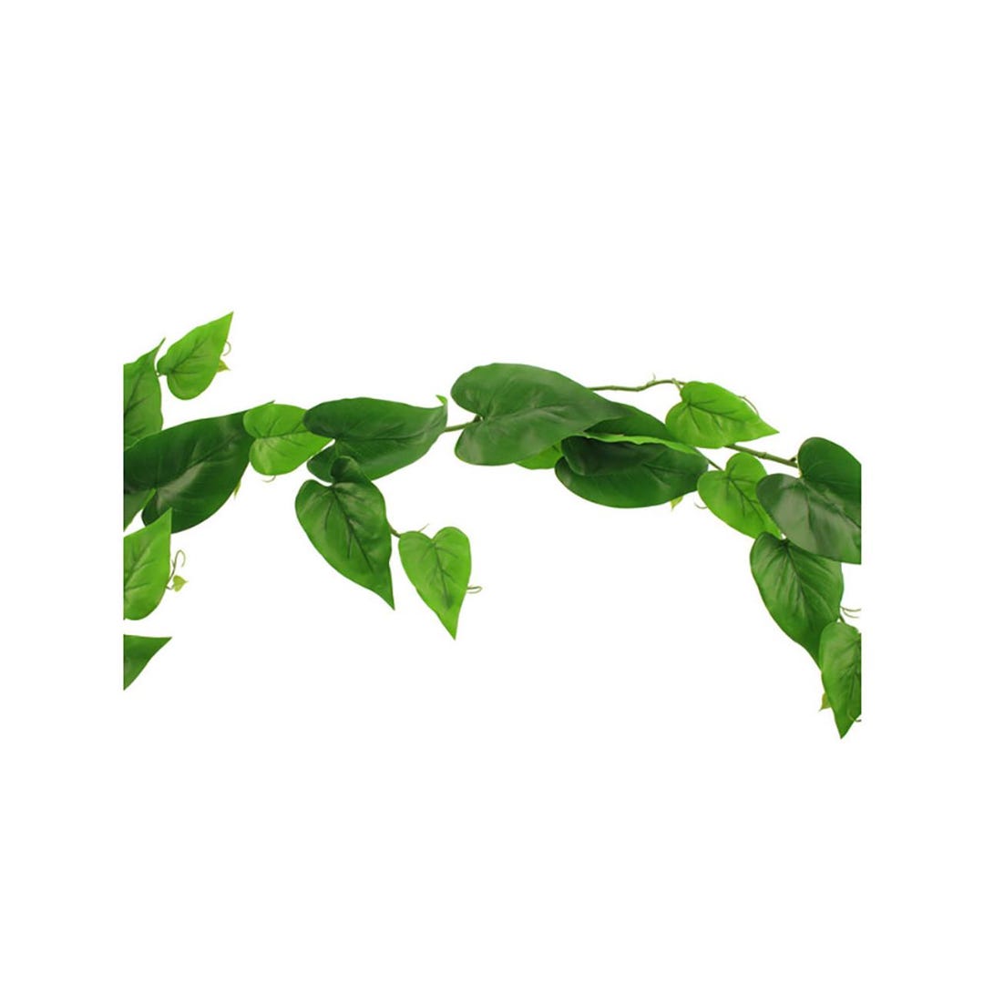 Artificial Green Devil's Ivy or Pothos Tropical Leaf Garland 180cm/71 ...