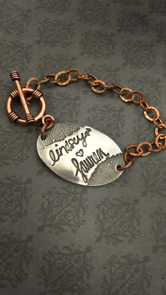 Signature Bracelet Custom Actual Handwriting | Etsy