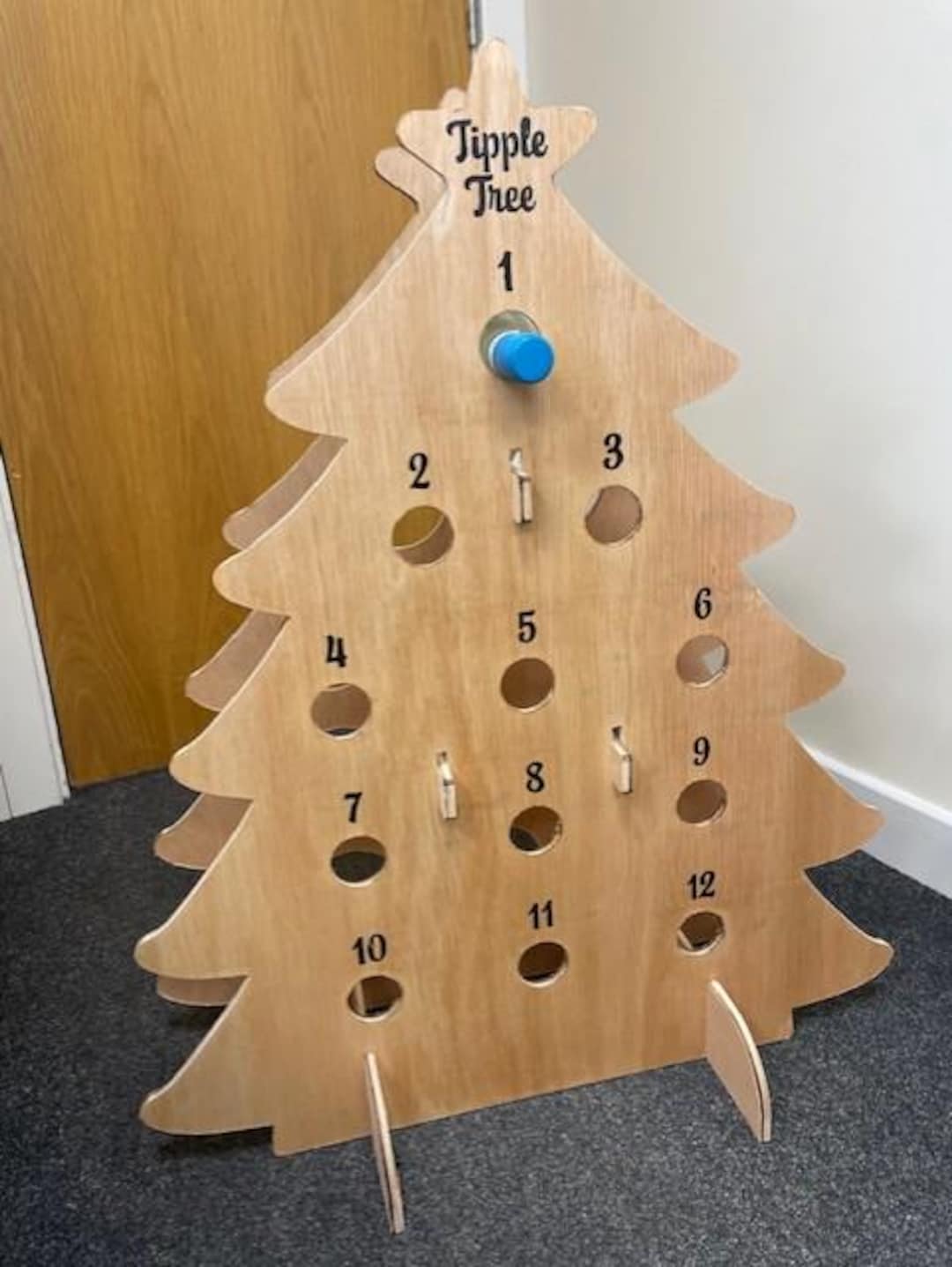 Wooden Tipple Christmas Tree - Etsy UK