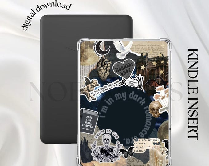 Dark Romance Era - Clear Case Insert | Kindle Insert | Kindle Accessories | Kindle Aesthetic ...