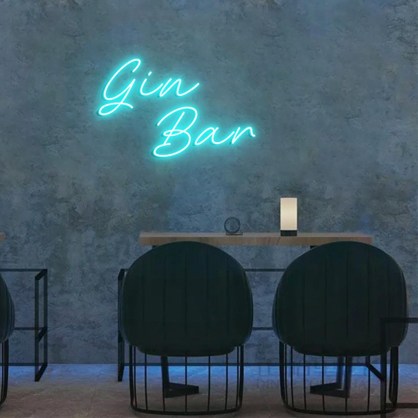 Gin Bar Neon Sign, Gin Bar Sign, Personalized Gin Sign for Wall Hanging ...