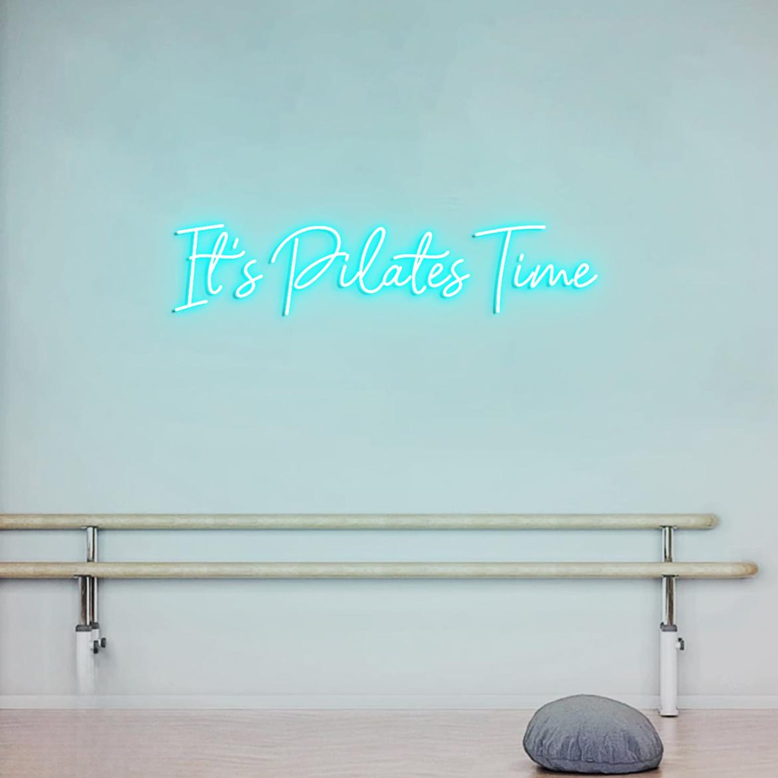 It's Pilates Time Neon Sign, Pilates Sign, Pilates Studio Decor Sign ...
