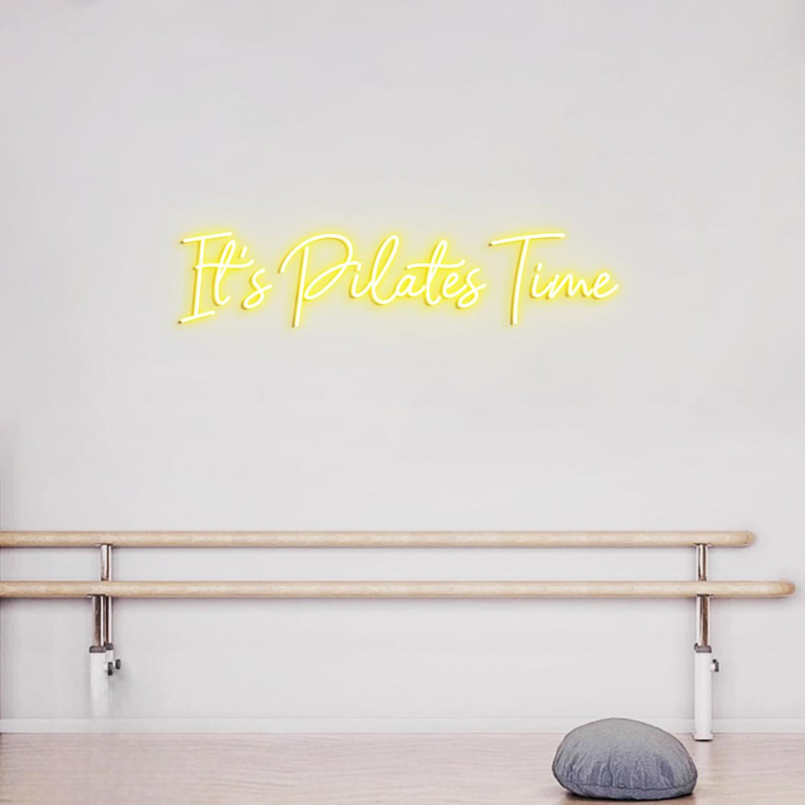 It's Pilates Time Neon Sign, Pilates Sign, Pilates Studio Decor Sign ...