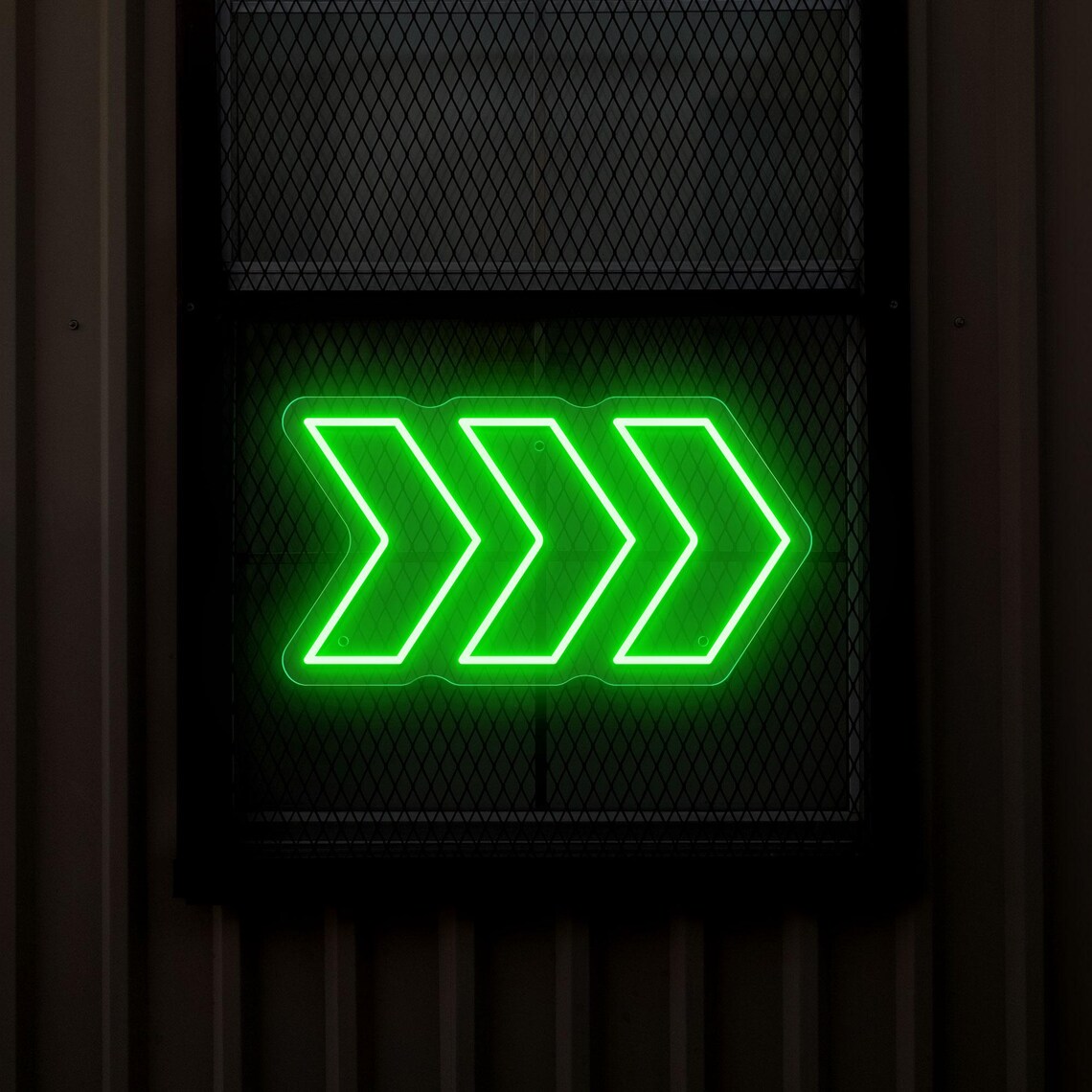 Flashing Arrow LED Neon Sign, Custom Direction Sign, Event Backdrop ...