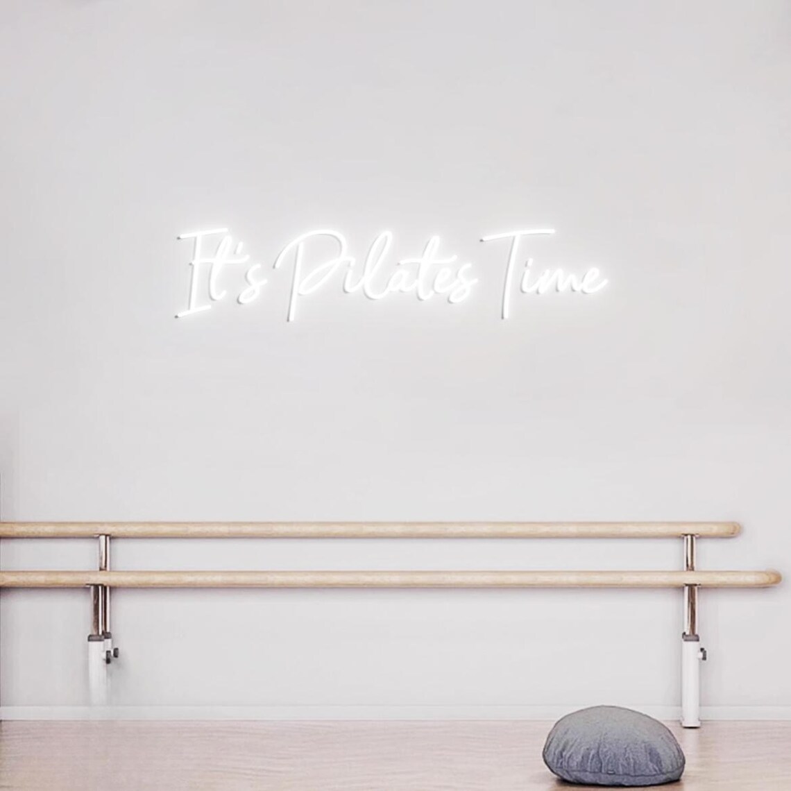 It's Pilates Time Neon Sign, Pilates Sign, Pilates Studio Decor Sign ...
