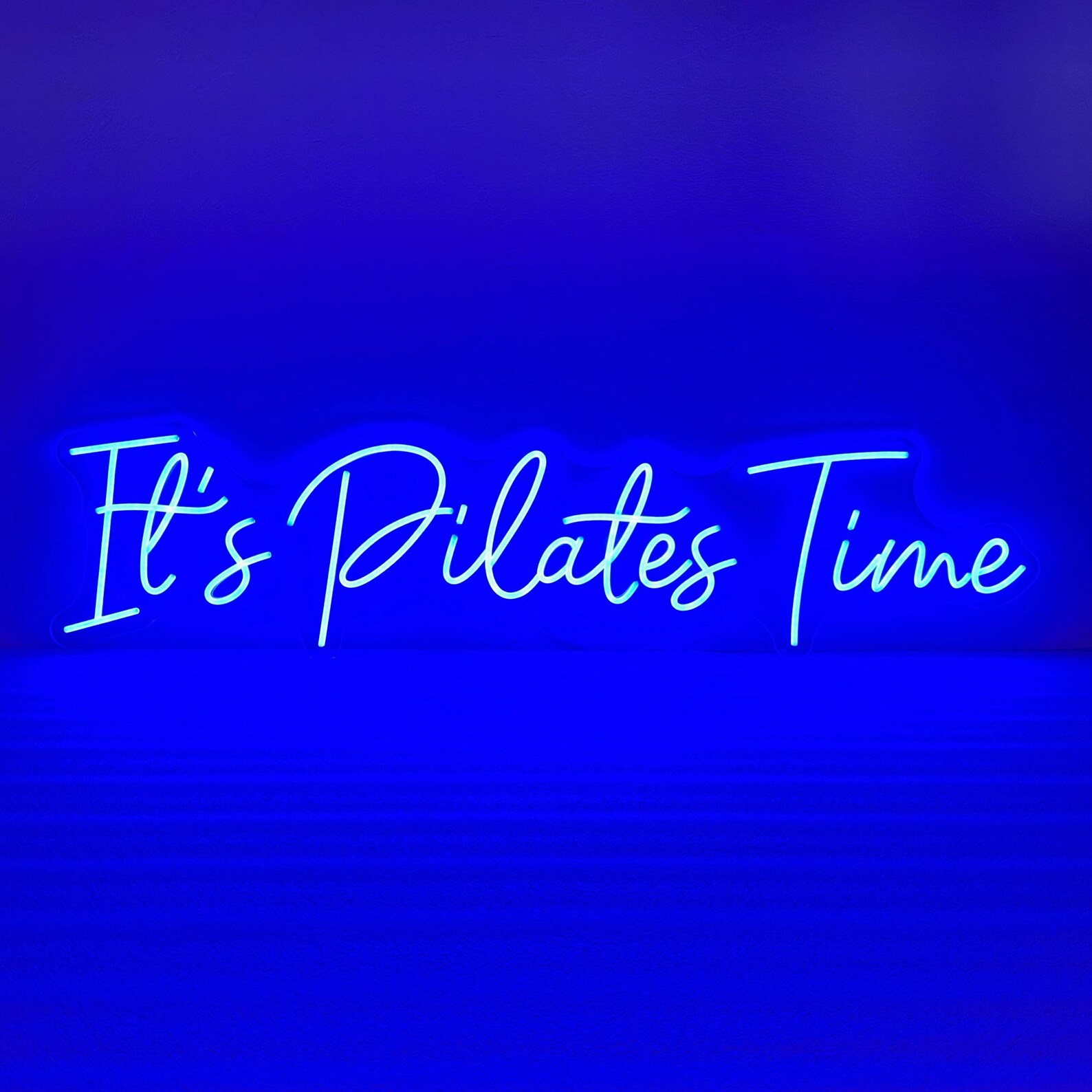It's Pilates Time Neon Sign, Pilates Sign, Pilates Studio Decor Sign ...