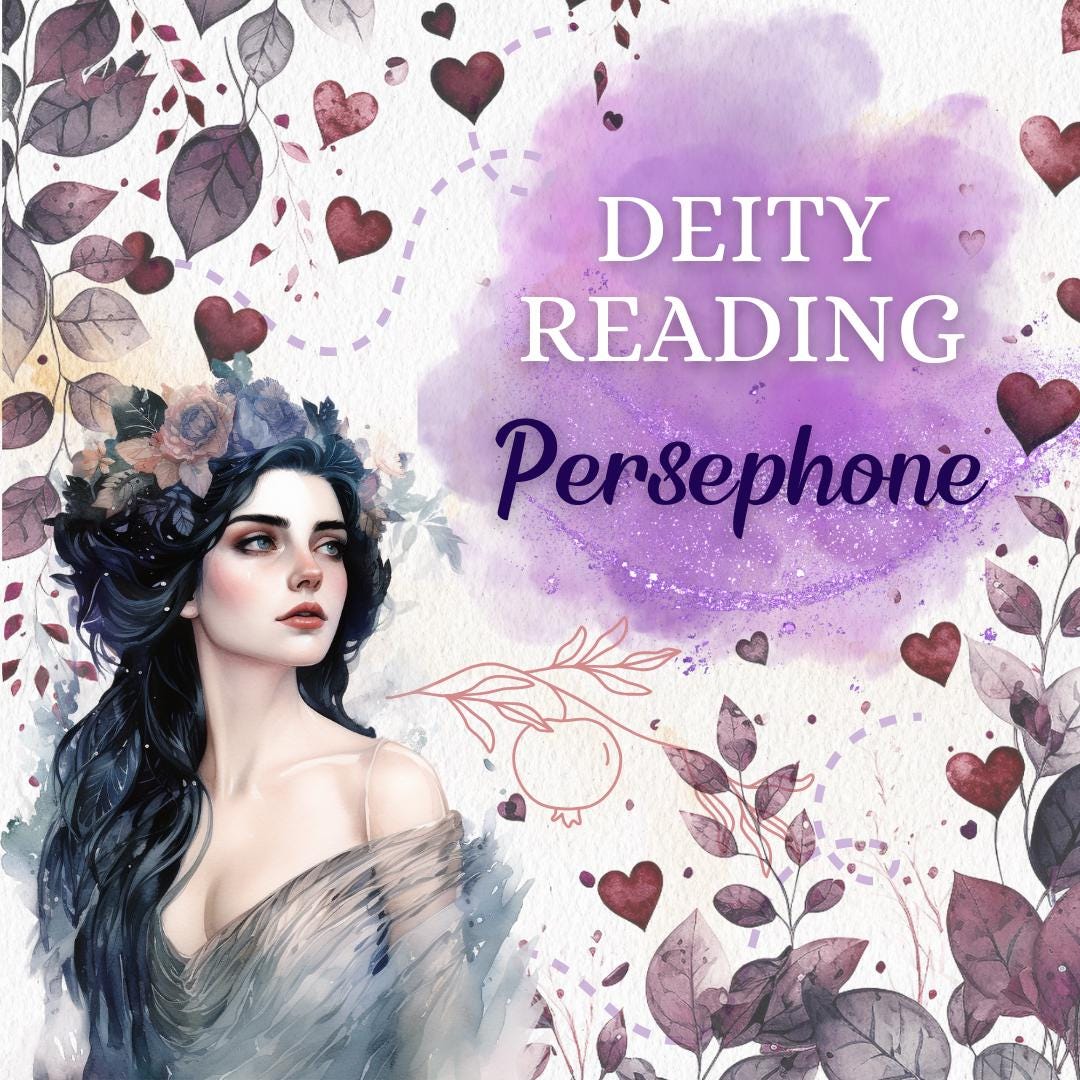 Channeled Deity Reading From Goddess Persephone - Etsy