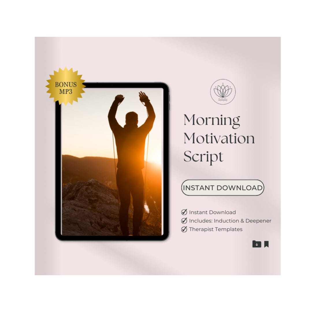 Morning Motivation Hypnosis Script – Start Your Day Feeling Energised ...