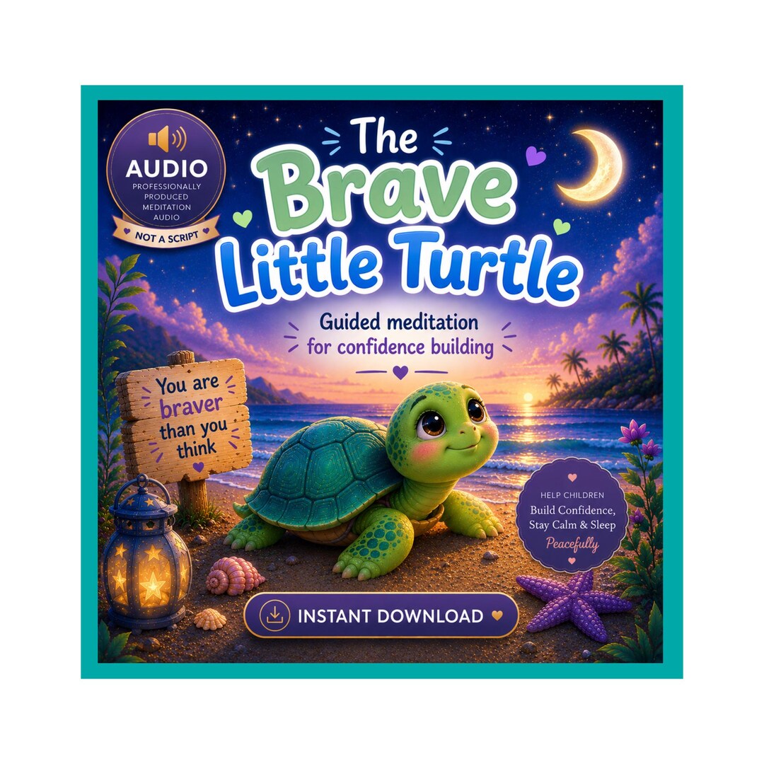 The Brave Little Turtle Audio | Kids Guided Sleep Meditation ...