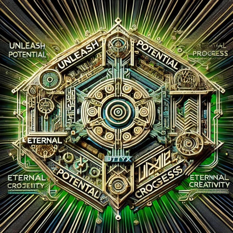 Utzyx Emblem of Infinite Potential - Etsy