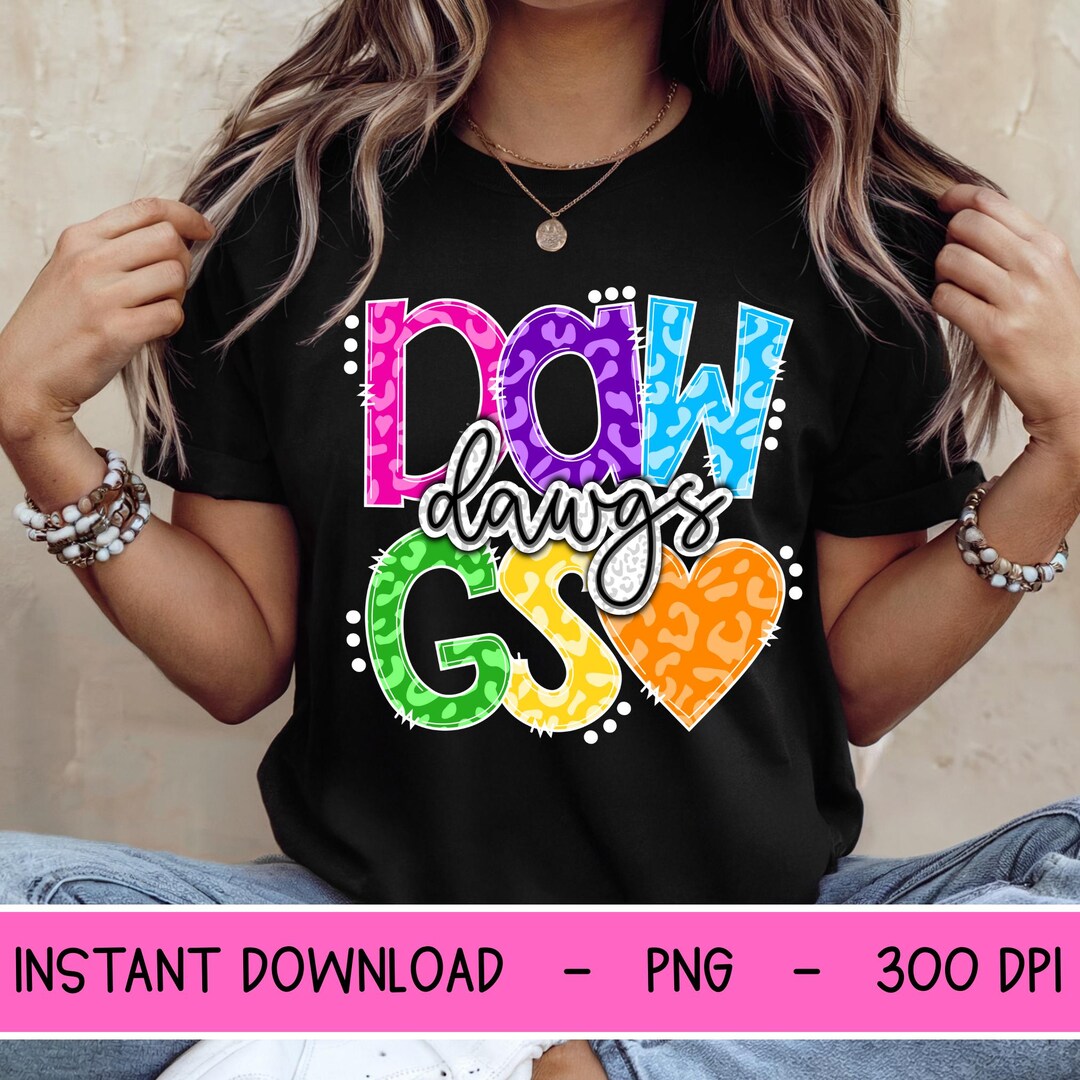 Dawgs PNG, Leopard Mascot PNG, Dawgs Digital Download, PNG Design for ...