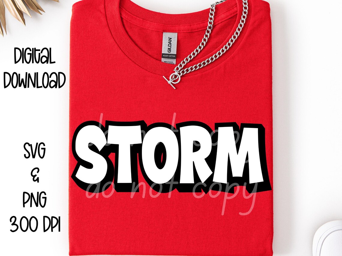 Storm SVG, Storm PNG, Mascot Shirt Design, Team Spirit Png, Storm ...
