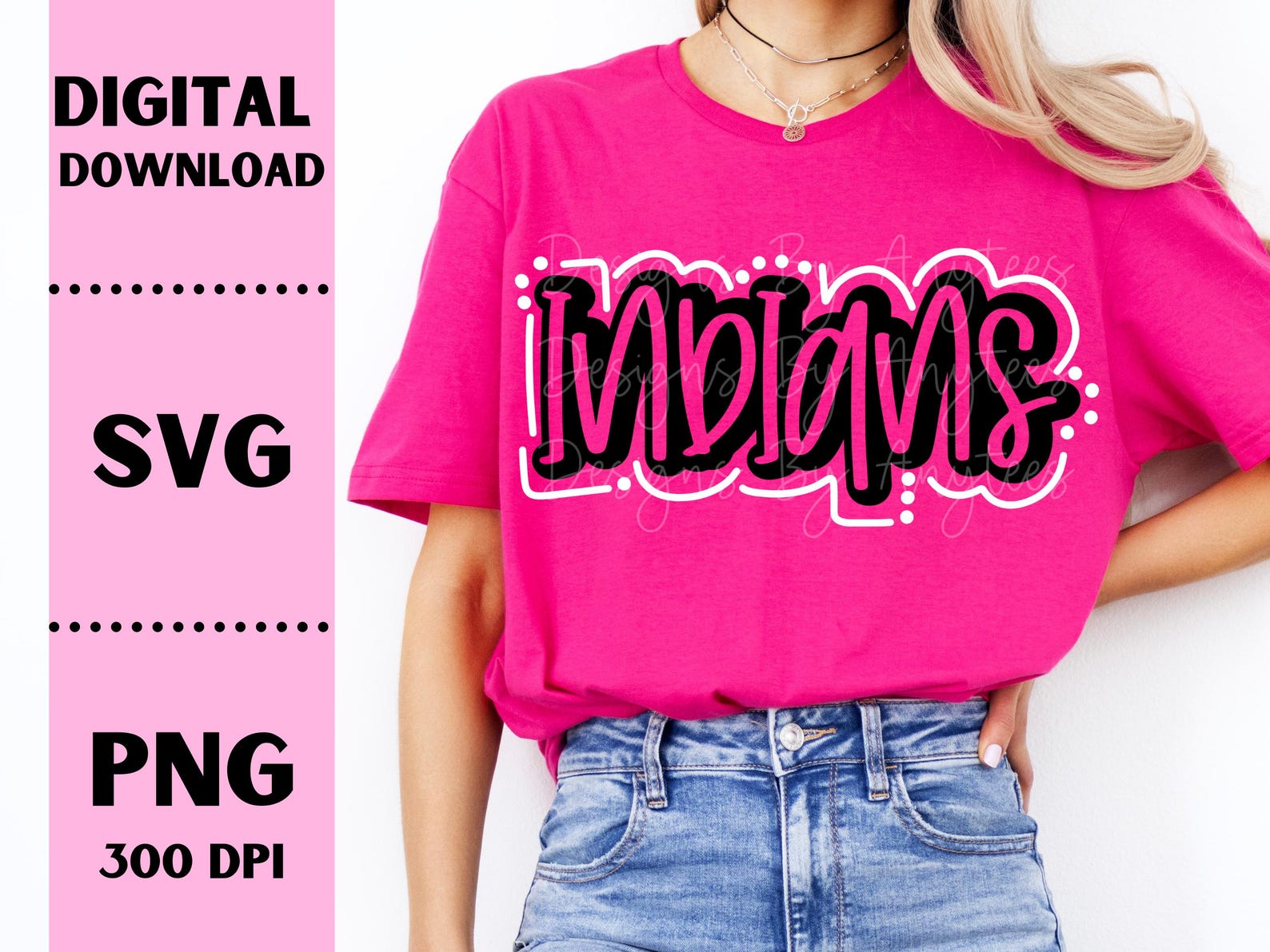 Indians SVG, Indians PNG, Mascot Shirt Design, Team Spirit Png, Indians ...