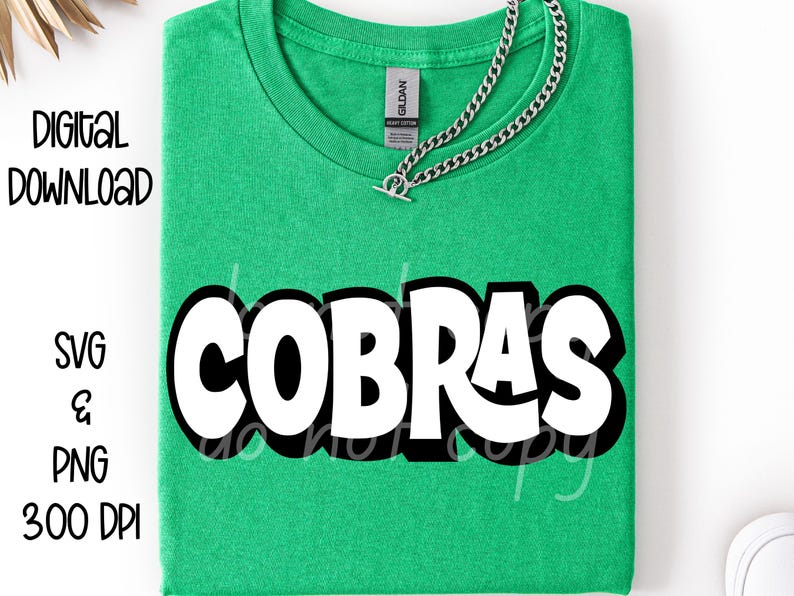 Cobras SVG, Cobras PNG, Mascot Shirt Design, Team Spirit Png, Cobras ...