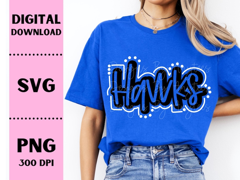 Hawks SVG, Hawks PNG, Mascot Shirt Design, Team Spirit Png, Hawks ...