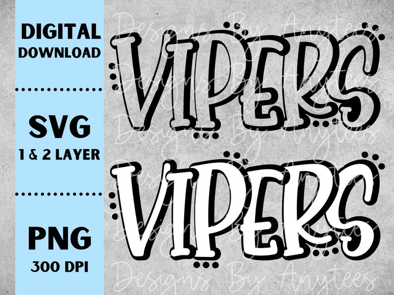 Vipers SVG, Vipers PNG, Mascot Shirt Design, Team Spirit Png, Vipers ...