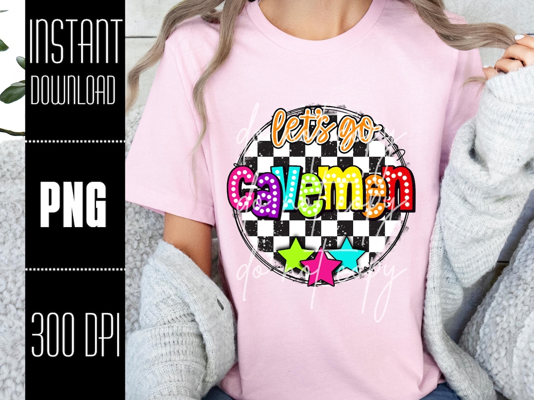 Cavemen Mascot PNG, Colorful Cavemen Mascot Design, Retro Cavemen ...