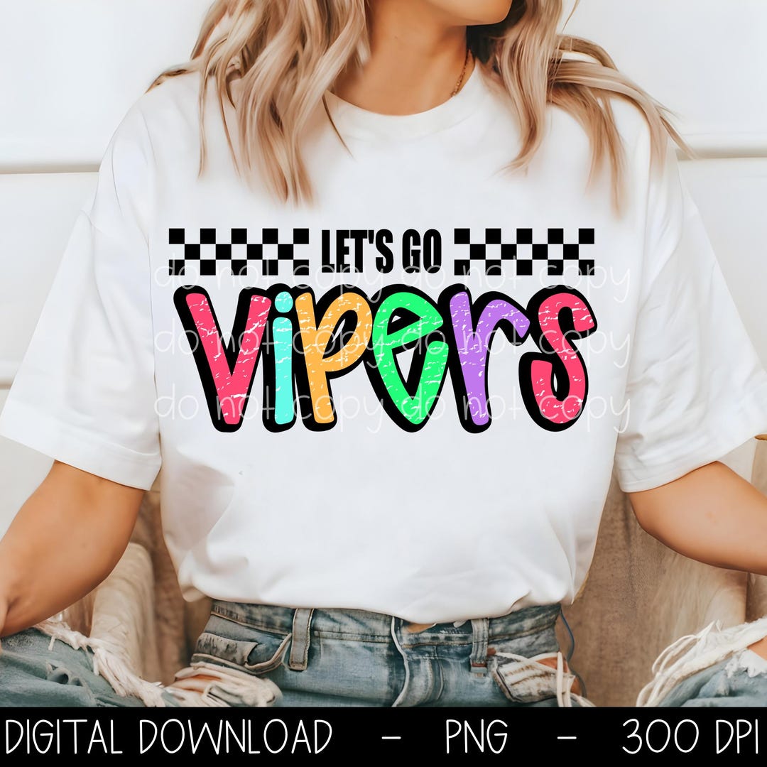 Vipers PNG, Let's Go Vipers PNG, Vipers Digital Download, PNG Design ...