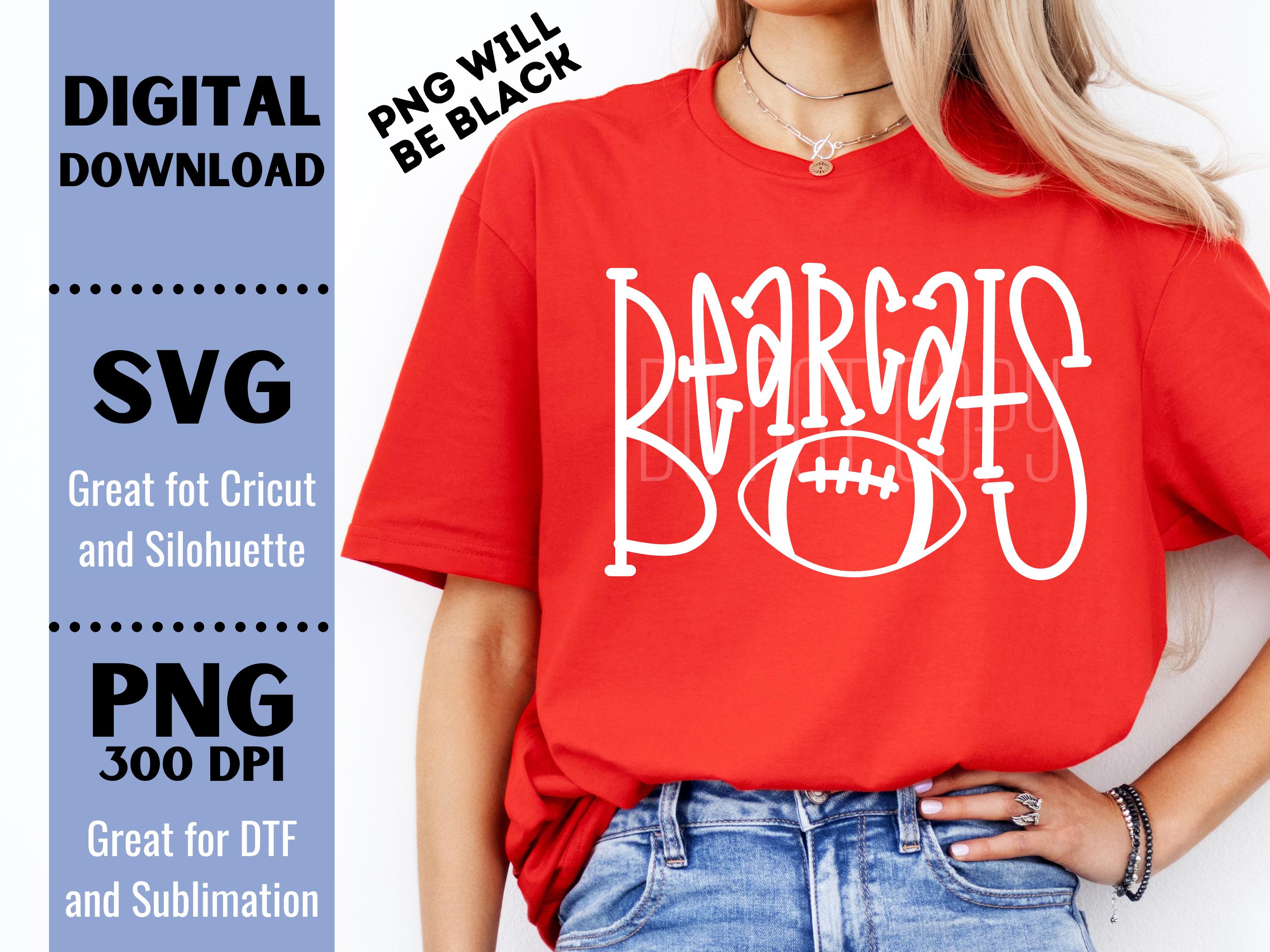 Bearcats SVG, Bearcats PNG, Bearcats Football, Mascot Shirt Design ...