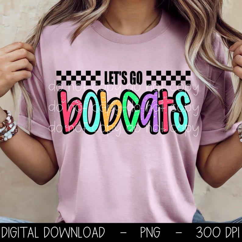 Bobcats PNG, Let's Go Bobcats PNG, Bobcats Digital Download, PNG Design ...