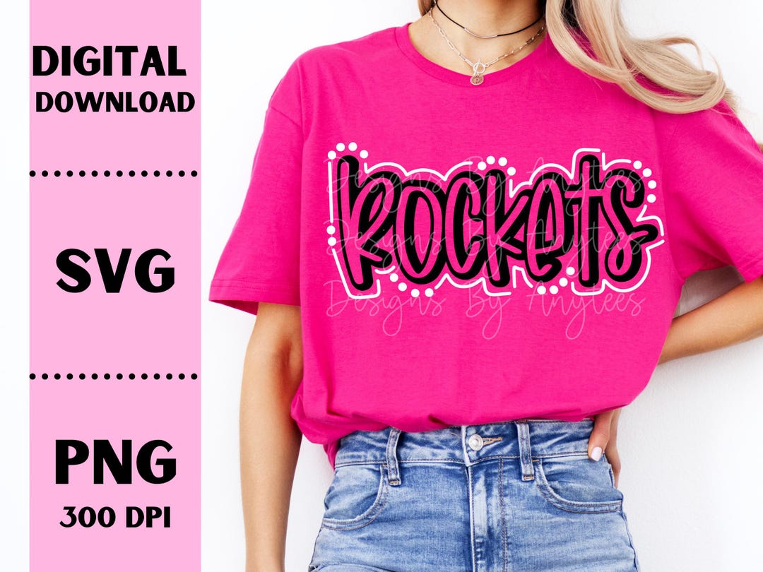 Rockets SVG, Rockets PNG, Mascot Shirt Design, Team Spirit Png, Rockets ...