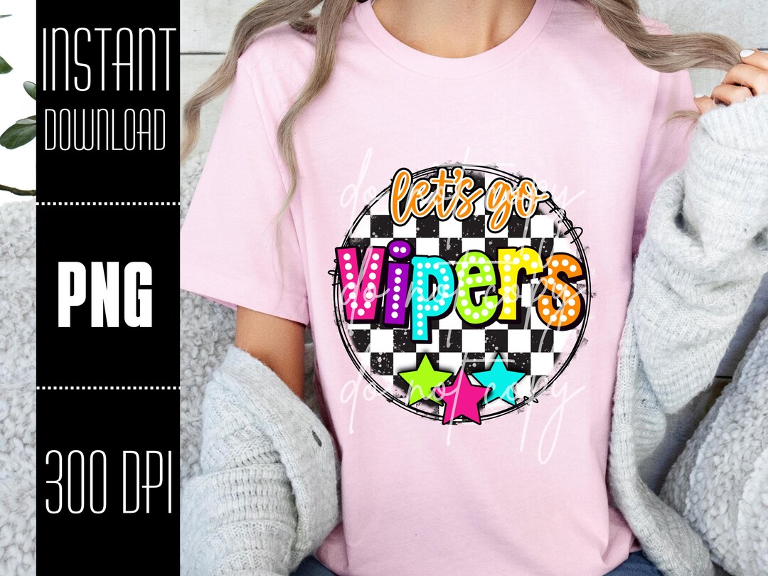 Vipers Mascot PNG, Colorful Vipers Mustangs Design, Retro Vipers Design ...