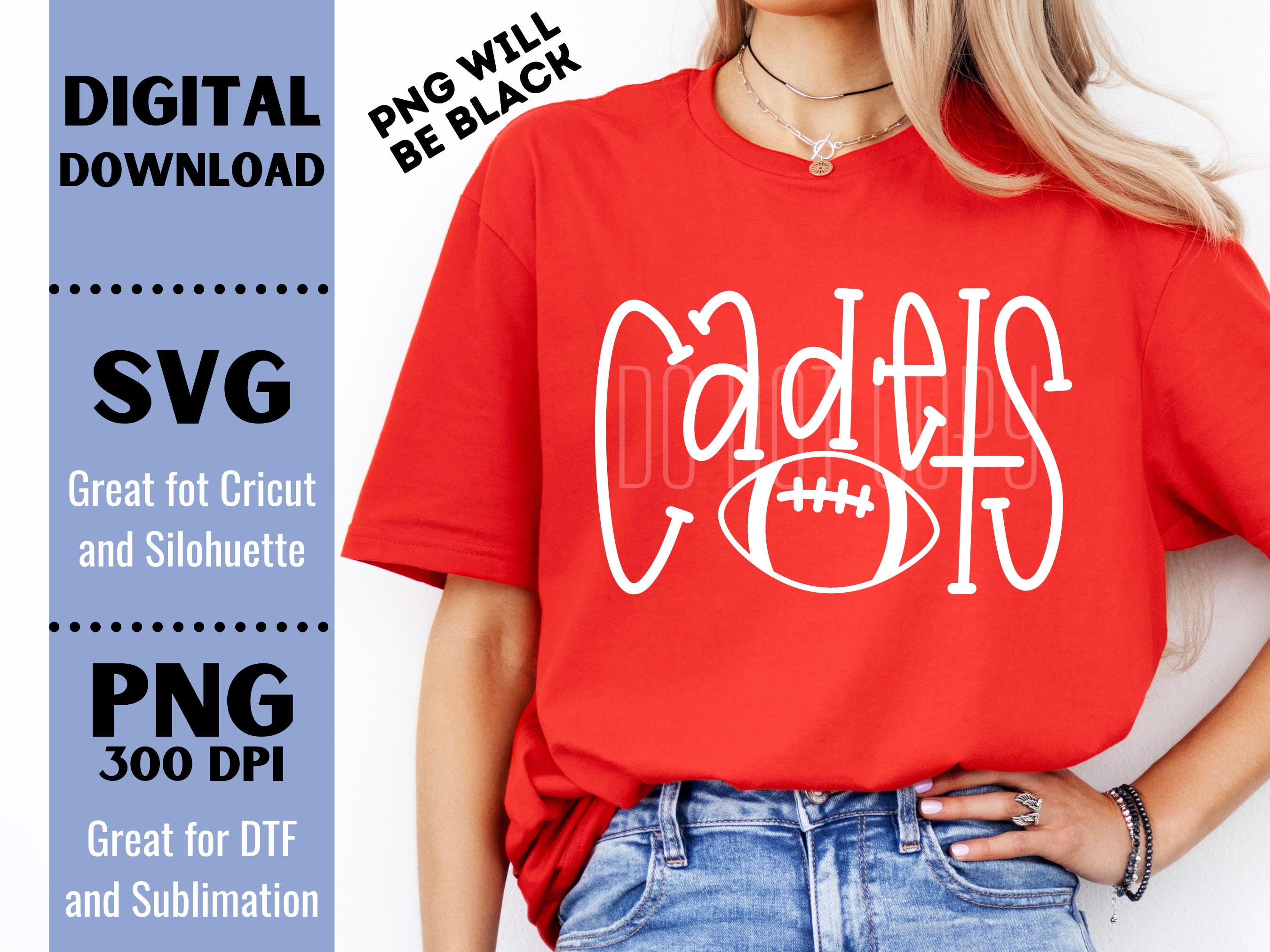 Cadets SVG, Cadets PNG, Cadets Football, Mascot Shirt Design, Team ...