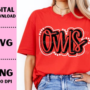 Owls SVG, Owls PNG, Mascot Shirt Design, Team Spirit Png, Owls ...