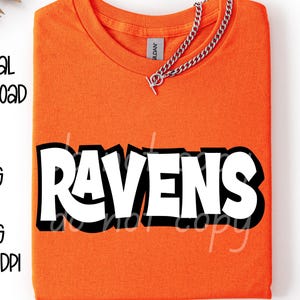 Ravens SVG, Ravens PNG, Mascot Shirt Design, Team Spirit Png, Ravens ...