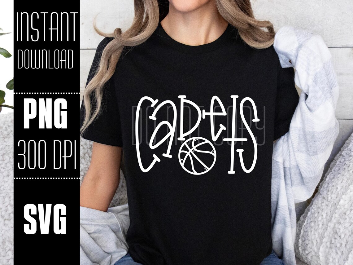 Cadets SVG, Cadets PNG, Cadets Basketball, Mascot Shirt Design, Team ...