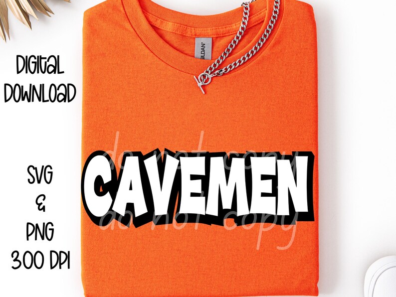 Cavemen SVG, Cavemen PNG, Mascot Shirt Design, Team Spirit Png, Cavemen ...