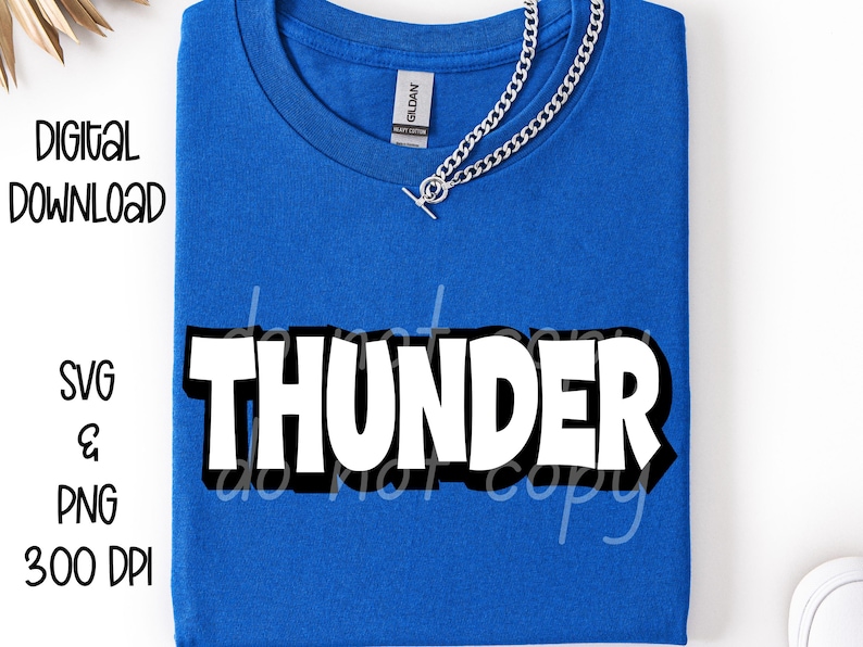 Thunder SVG, Thunder PNG, Mascot Shirt Design, Team Spirit Png, Thunder ...