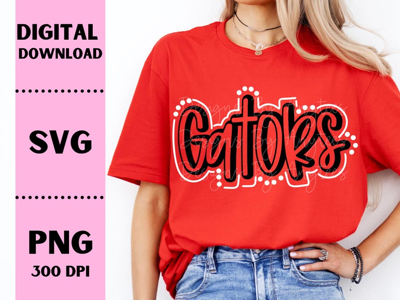 Gators SVG, Gators PNG, Mascot Shirt Design, Team Spirit Png, Gators ...