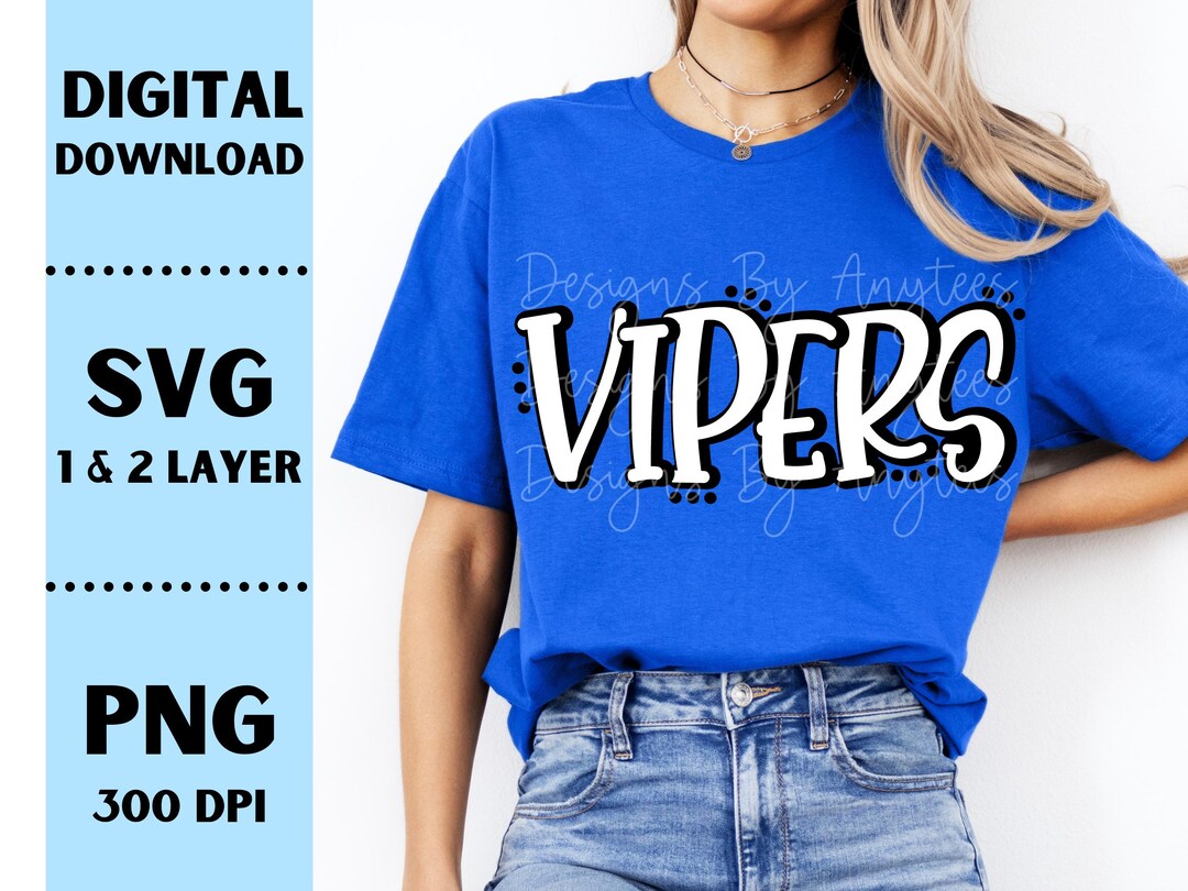 Vipers SVG, Vipers PNG, Mascot Shirt Design, Team Spirit Png, Vipers ...