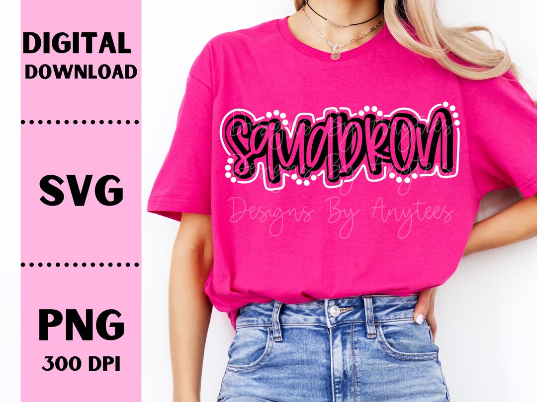 Squadron SVG, Squadron PNG, Mascot Shirt Design, Team Spirit Png ...