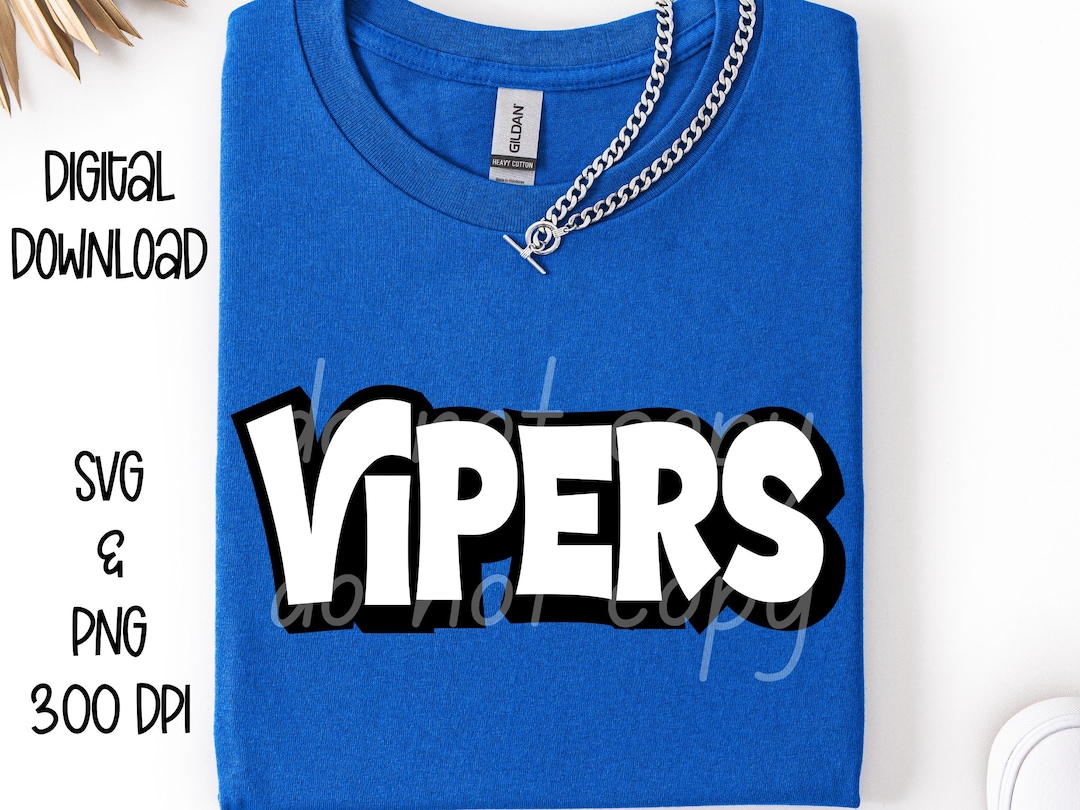 Vipers SVG, Vipers PNG, Mascot Shirt Design, Team Spirit Png, Vipers ...