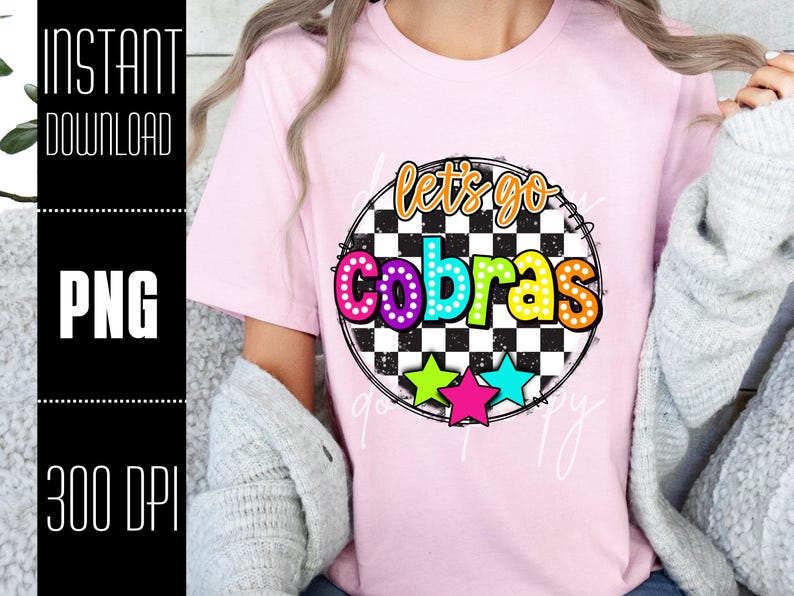 Cobras Mascot PNG, Colorful Cobras Mascot Design, Retro Cobras Design ...