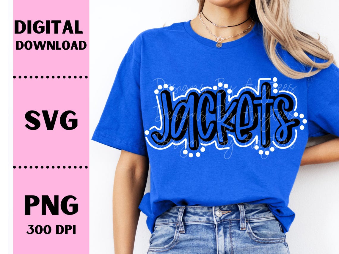 Jackets SVG, Jackets PNG, Mascot Shirt Design, Team Spirit Png, Jackets ...