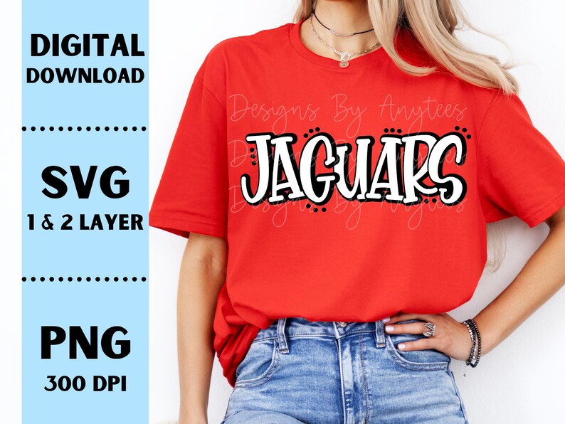 Jaguars SVG, Jaguars PNG, Mascot Shirt Design, Team Spirit, Jaguars ...