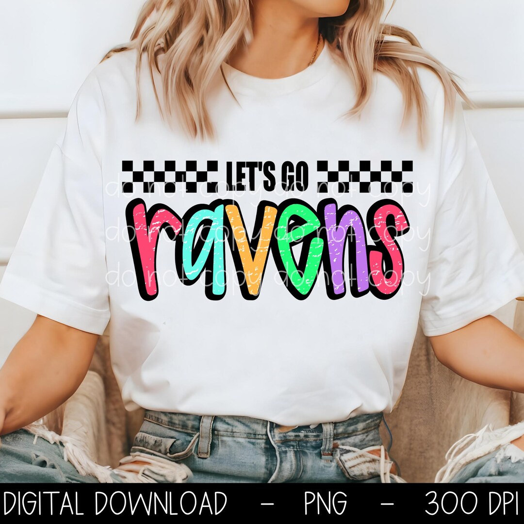 Ravens PNG, Let's Go Ravens PNG, Ravens Digital Download, PNG Design ...