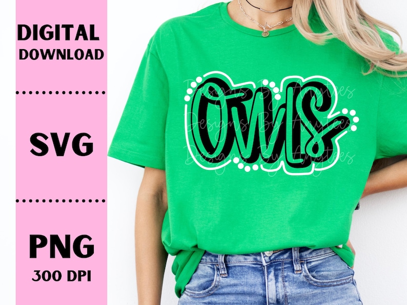 Owls SVG, Owls PNG, Mascot Shirt Design, Team Spirit Png, Owls ...