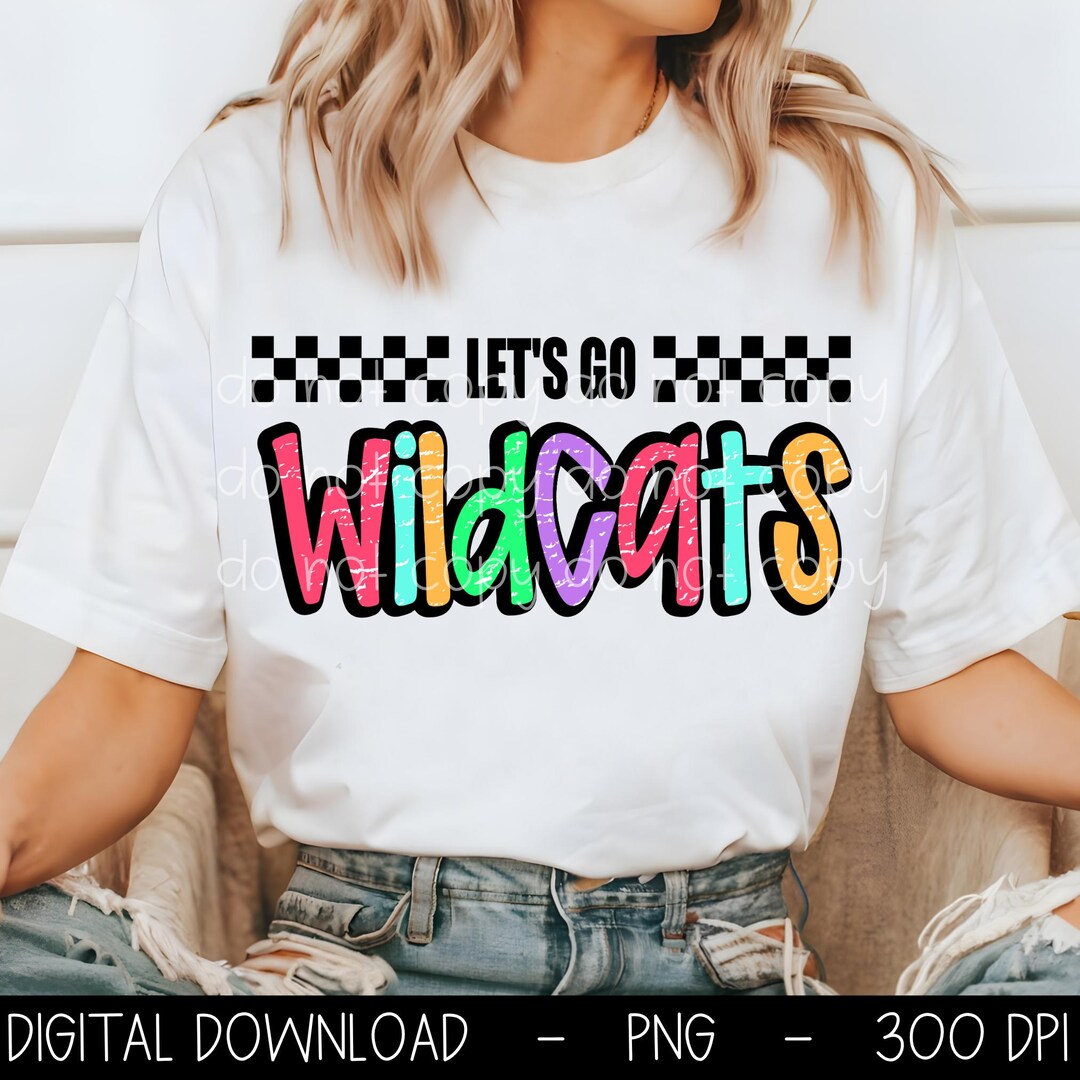 Wildcats PNG, Let's Go Wildcats PNG, Wildcats Digital Download, PNG ...