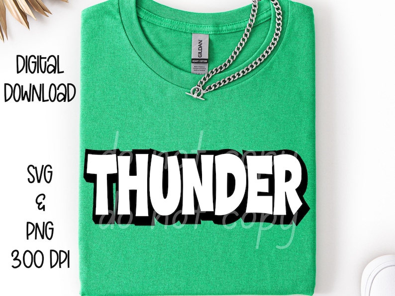 Thunder SVG, Thunder PNG, Mascot Shirt Design, Team Spirit Png, Thunder ...