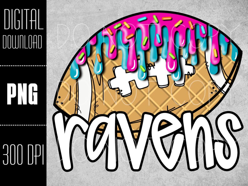 Ravens PNG, Ravens Football PNG, Ravens Digital Download, Football Drip ...