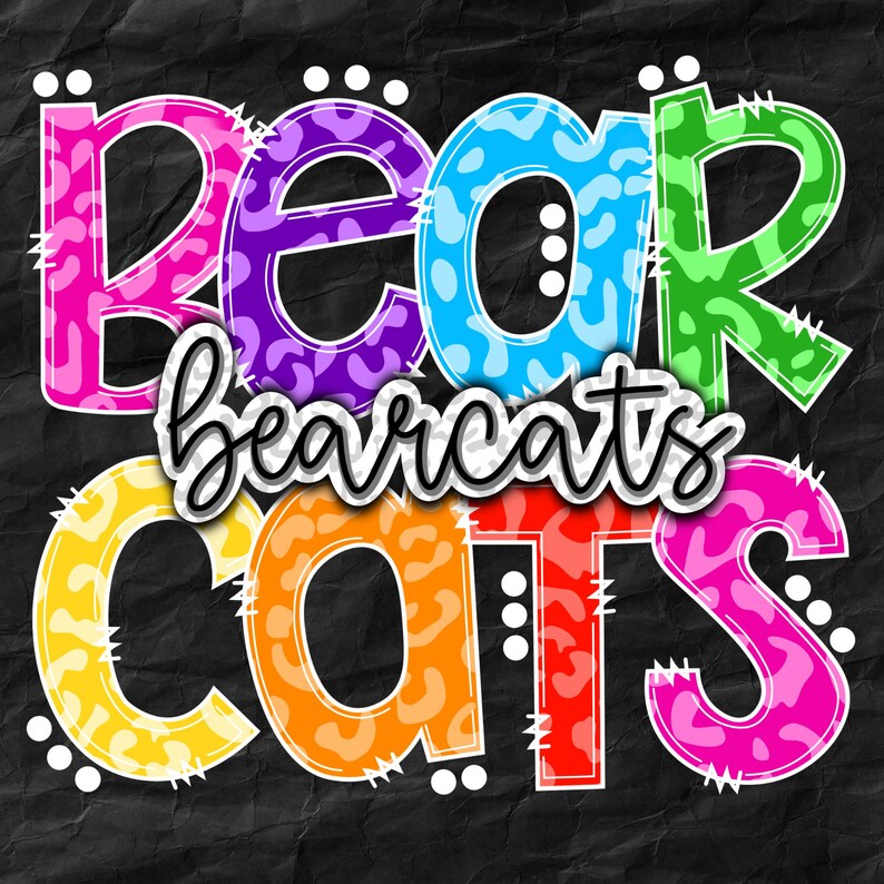 Bearcats PNG, Leopard Mascot PNG, Bearcats Digital Download, PNG Design ...