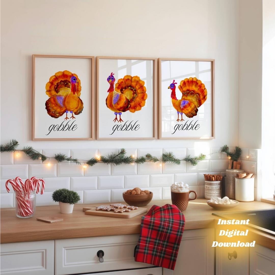Thanksgiving Wall-arte - Thanksgiving Turkey Wall Art - Thanksgiving ...
