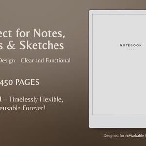 Notebook Plus – Lined & Blank Template for Remarkable Paper Pro ...